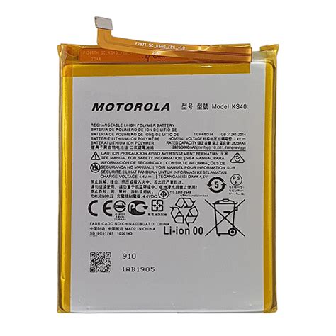 Bateria Moto E6 Play Xt2029 3 Moto E6S Xt2053 2 Ks40 3000mAh 1 Linha