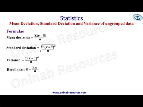 Easy Steps Calculation How To Calculate Variance And Standard Deviation