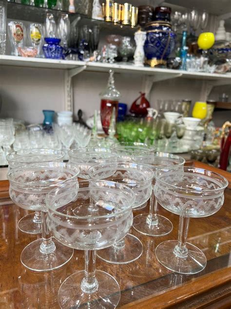 Juego de 8 copas grabadas al ácido para brindis o postre Cash Inmediato
