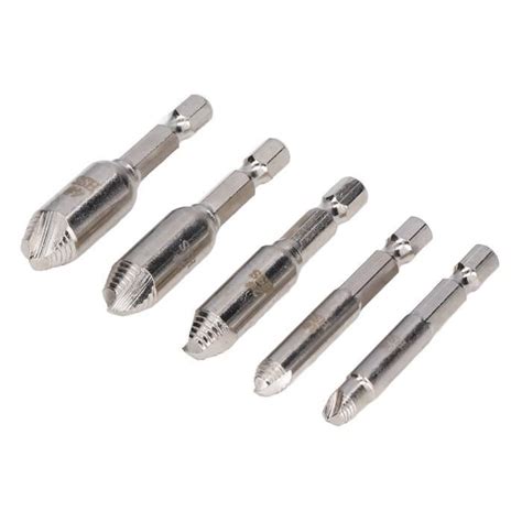Cikonielf ensemble d extracteur de vis cassée 5 pièces ensemble
