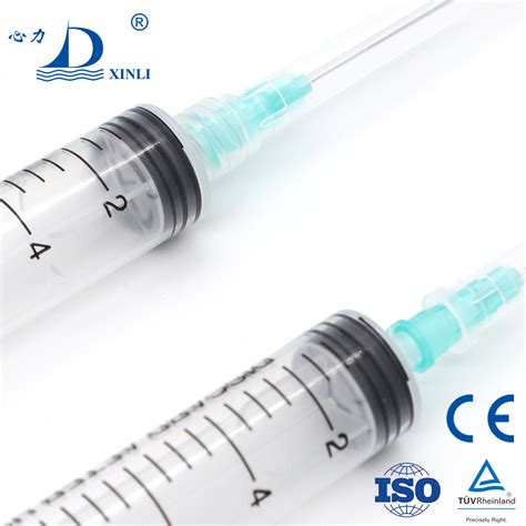Factory Hotsale 3 Part Disposable Medical Sterile Injection Plastic