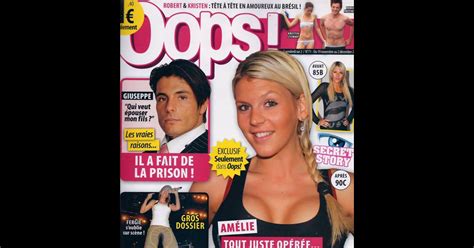 Dans le dernier numéro de Oops Amélie dévoile sa nouvelle poitrine