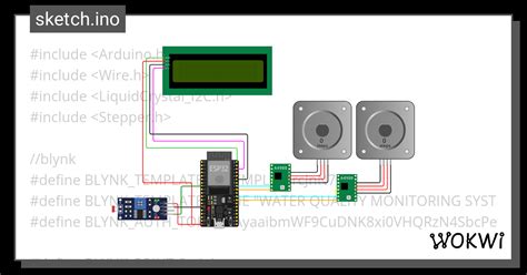 Water Quality Monitoring System Wokwi Esp Stm Arduino Simulator