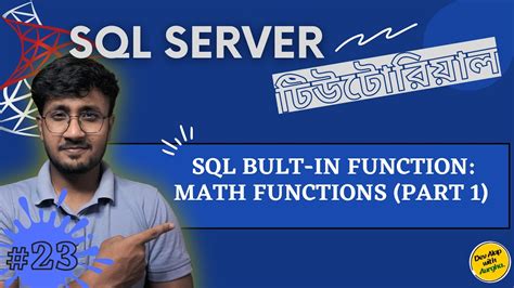 SQL Math Functions Part 1 Built In Functions SQL Server For