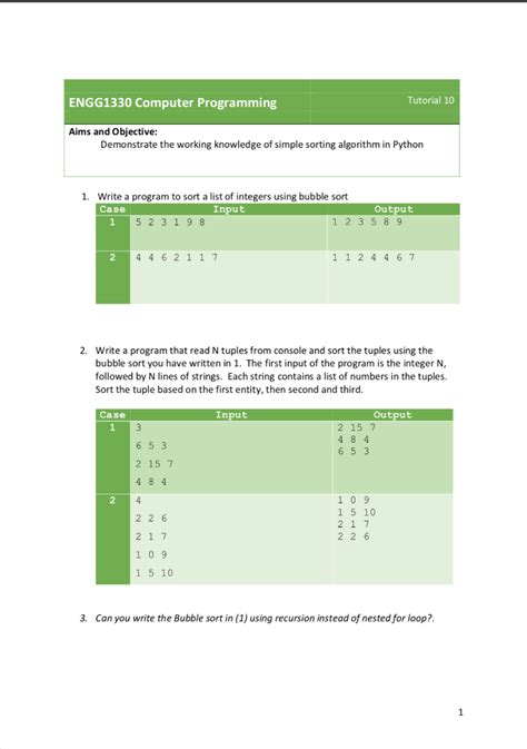 solved engg1330 computer programming tutorial 10 aims and
