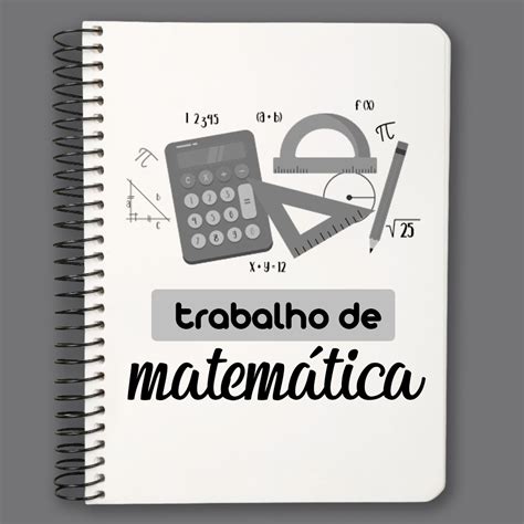 Capa Para Trabalho De Matem Tica F Cil Fdplearn