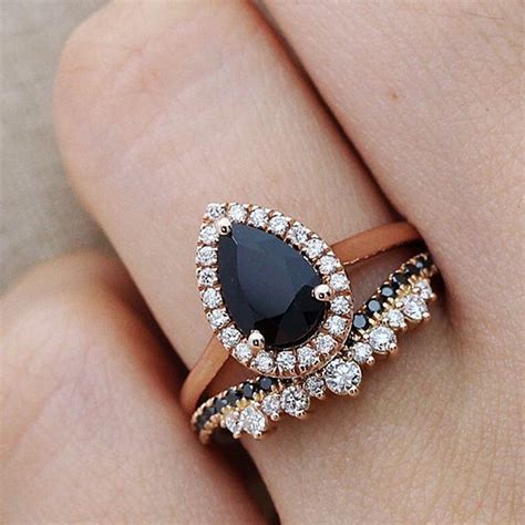 25 Stunning Black Diamond Engagement Rings Who What Wear UK