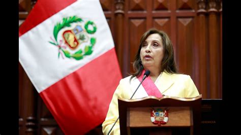 Discurso De La Presidenta Dina Boluarte En El Congreso De La Rep Blica