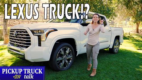 The Lexus Of Trucks Walk Around Of 2022 Toyota Tundra Capstone YouTube