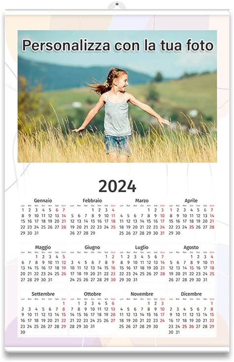 Calendario Fotografico Personalizzato 2024 Golda Kandace
