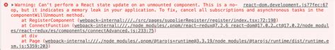 React Can T Perform A React State Update On An Unmounted Component
