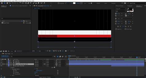 How To Create A Broadcast Style News Ticker In Adobe After Effects