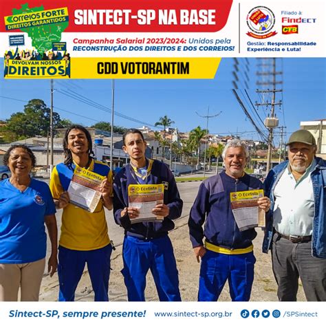 CDD VOTORANTIM SINDICATO ORIENTA E MOBILIZA TRABALHADORES PELA