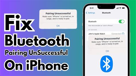 Bluetooth Pairing Unsuccessful On IPhone How To Fix IPhone Bultooth