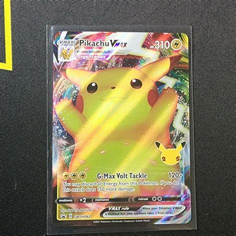 Mavin PIKACHU VMAX SWSH062 Promo Celebrations 25th Anniversary