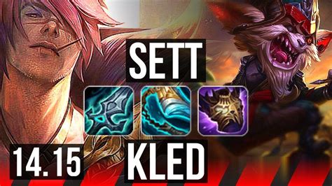 SETT Vs KLED TOP 11 0 8 7 Solo Kills Legendary VN Diamond 14