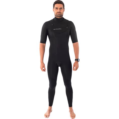 2023 Rip Curl Mens Dawn Patrol Performance 2 2mm Chest Zip Short Sleeve