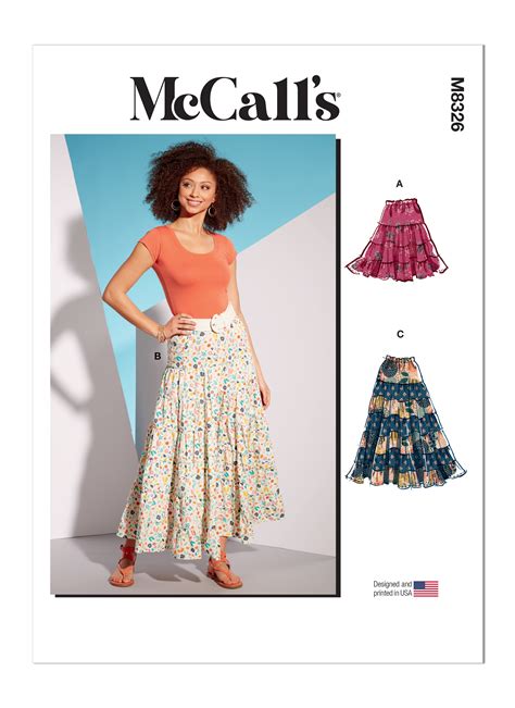 McCall S 8326 Misses Skirts
