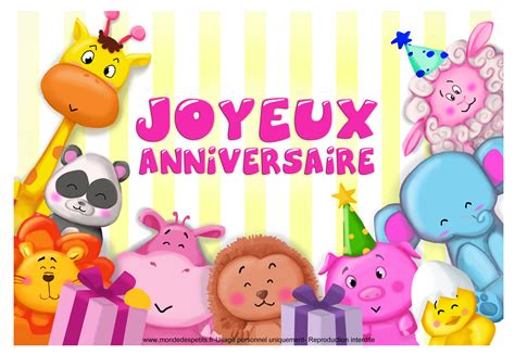 Carte joyeux anniversaire garçon gratuite à imprimer