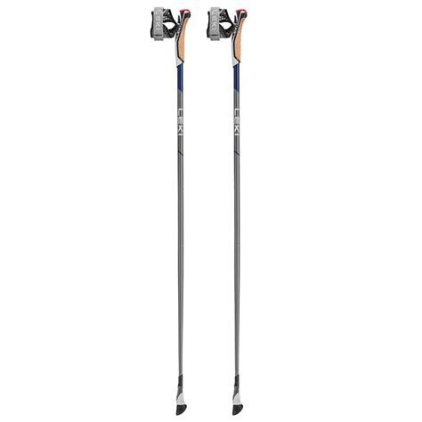 Leki Smart Flash Nordic Walking St Cke Anthracite Metallic Blue White