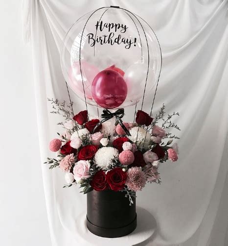 Balloon And Flower Arrangement Best Flower Site