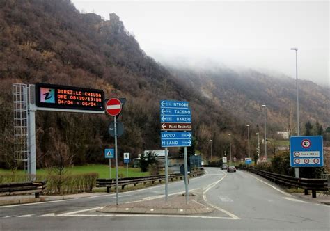 MANUTENZIONI URGENTI CHIUSA E SUBITO RIAPERTA LA NUOVA LECCO BALLABIO
