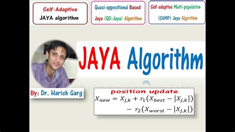 jaya algorithm youtube