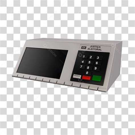 Urna Eletrônica Elemento 3D PNG Transparente download Designi