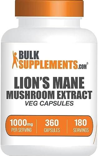 Amazon Bulksupplements Lion S Mane Mushroom Capsules Lions