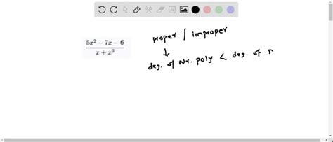solved determine whether the given rational expression is proper or improper if the expression