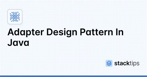 adapter design pattern in java stacktips