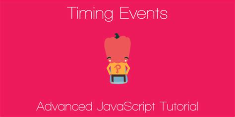 how to implement timing events in javascript