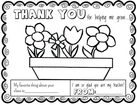 Teacher Appreciation Coloring Pages Printable