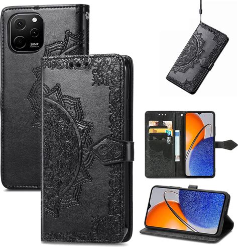 Retro Leather Card Slots Housing Compatible With Huawei Nova 10 SE Y 61