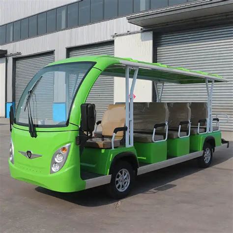 Lithium Battery Powered 14 Seats Personal Shuttle Electric Sightseeing