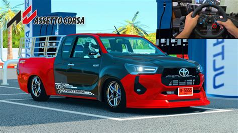 ขบกระบะRevo 2024 คอกซงในเกม Assetto Corsa ดวยจอยพวงมาลย G29 YouTube