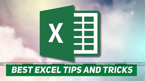 Best Microsoft Excel Tips Tricks And Shortcuts For Productivity