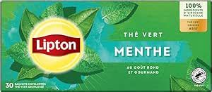 Lipton Th Vert Th Vert Origine Asie Infusion Froid Ou Chaud