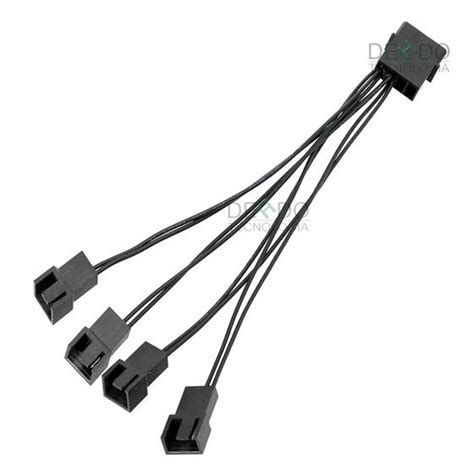 Cabo Adaptador Multi Fan P Coolers Led E Pinos V Dex Cabos