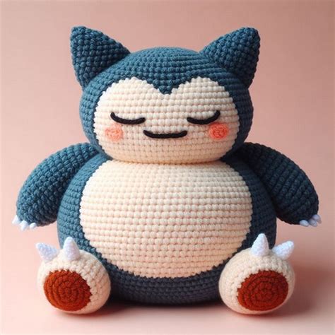 Crochet Snorlax Pokemon Amigurumi Ideas All Crafts
