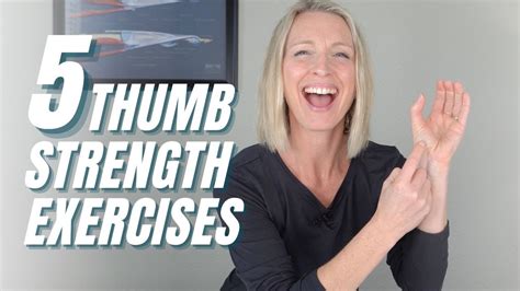 BEST 5 Thumb Strengthening Exercises Follow Along Routine YouTube