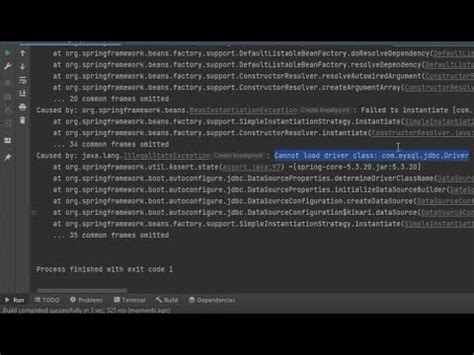 Failed To Load Driver Class Mysql Jdbc Driver Youtube