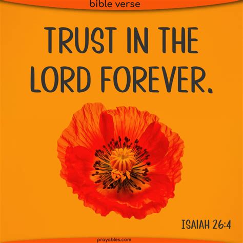 Bible Isaiah 26 4 Prayables