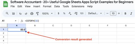 20 Useful Google Sheets Apps Script Examples For Beginners