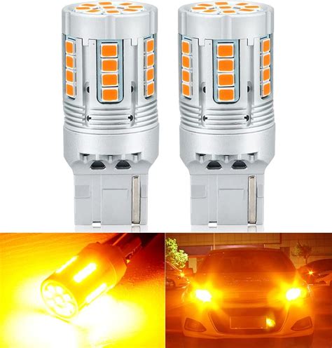 Amazon BLUESEATEC 業界新型爆光モデルT20 爆光 LED ウィンカー バルブ 純正アンバー ハイフラ防止 抵抗内蔵