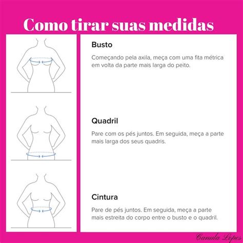 Como Tirar Suas Medidas Em 2023 Tabela De Medidas Feminina Tabela De