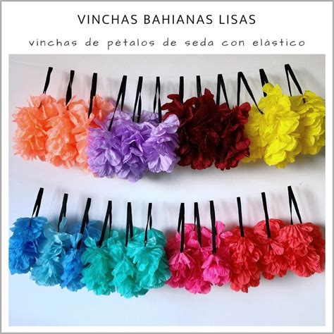Vinchas bahianas Lisas Pack x 10 Panamá Cotillón