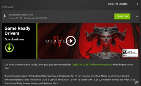 Nvidia Geforce Game Ready Driver Now Available With Support For