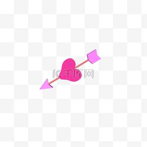 cd4情人节一箭穿心素材图片免费下载 千库网