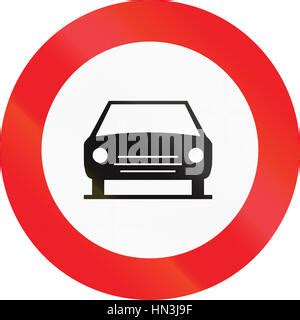 Motor Vehicles Except Solo Motorcycles Prohibited British Road Sign